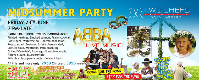 MIDSUMMER PARTY @ TWO CHEFS KATA CENTER ON FRIDAY – 24th June 2016 ...