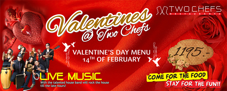 Valentines @ All Two Chefs Restaurants Phuket on Tuesday – 14th ...