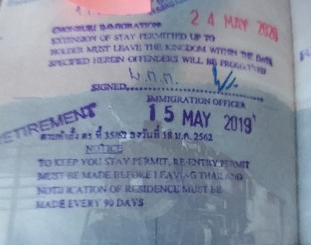 Nice surprise at Jomtien Immigration - Thai Visas, Residency, and Work ...