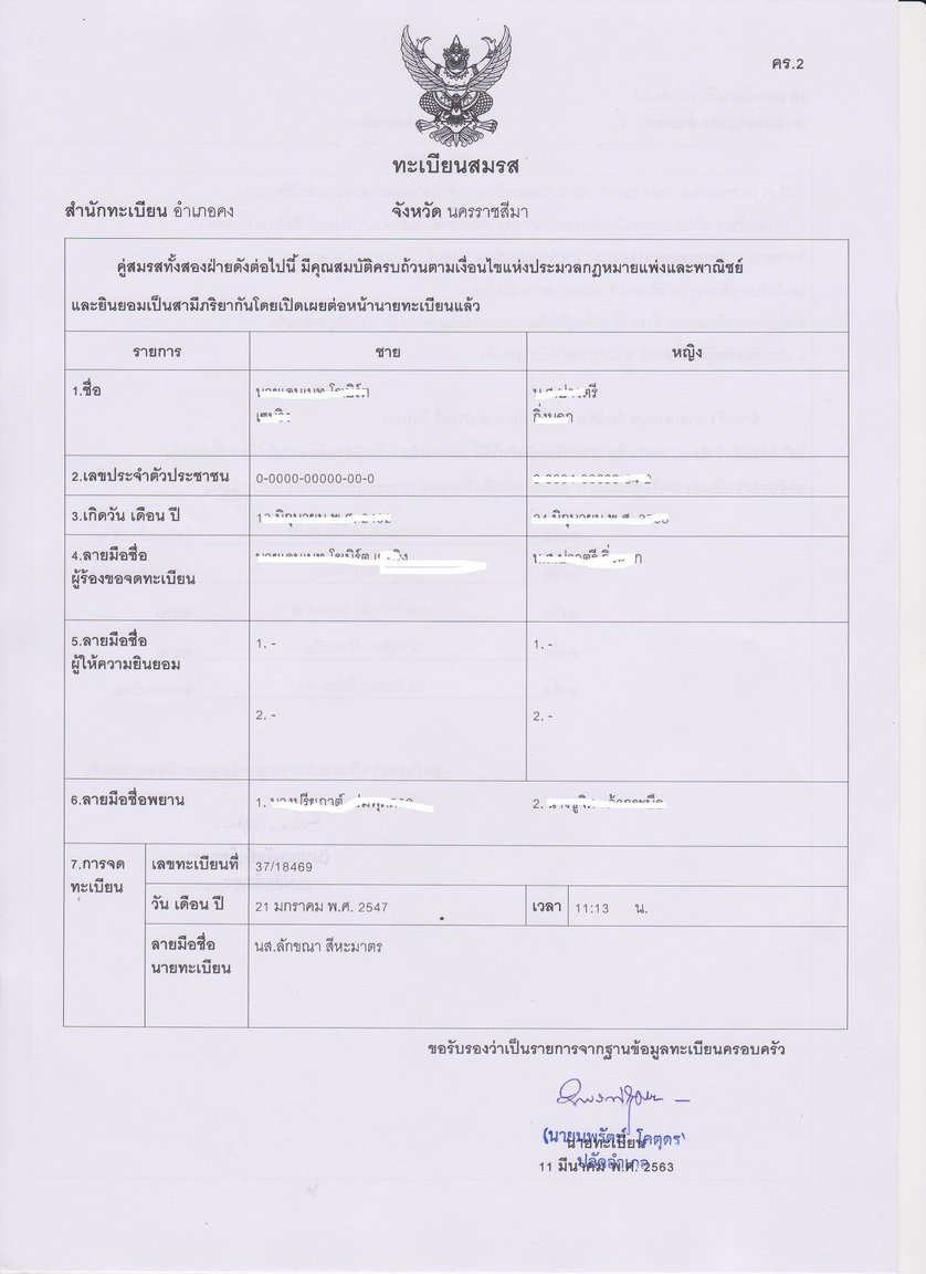 Savannakhet NON O Visa, multiple entry, based on marriage to a Thai ...