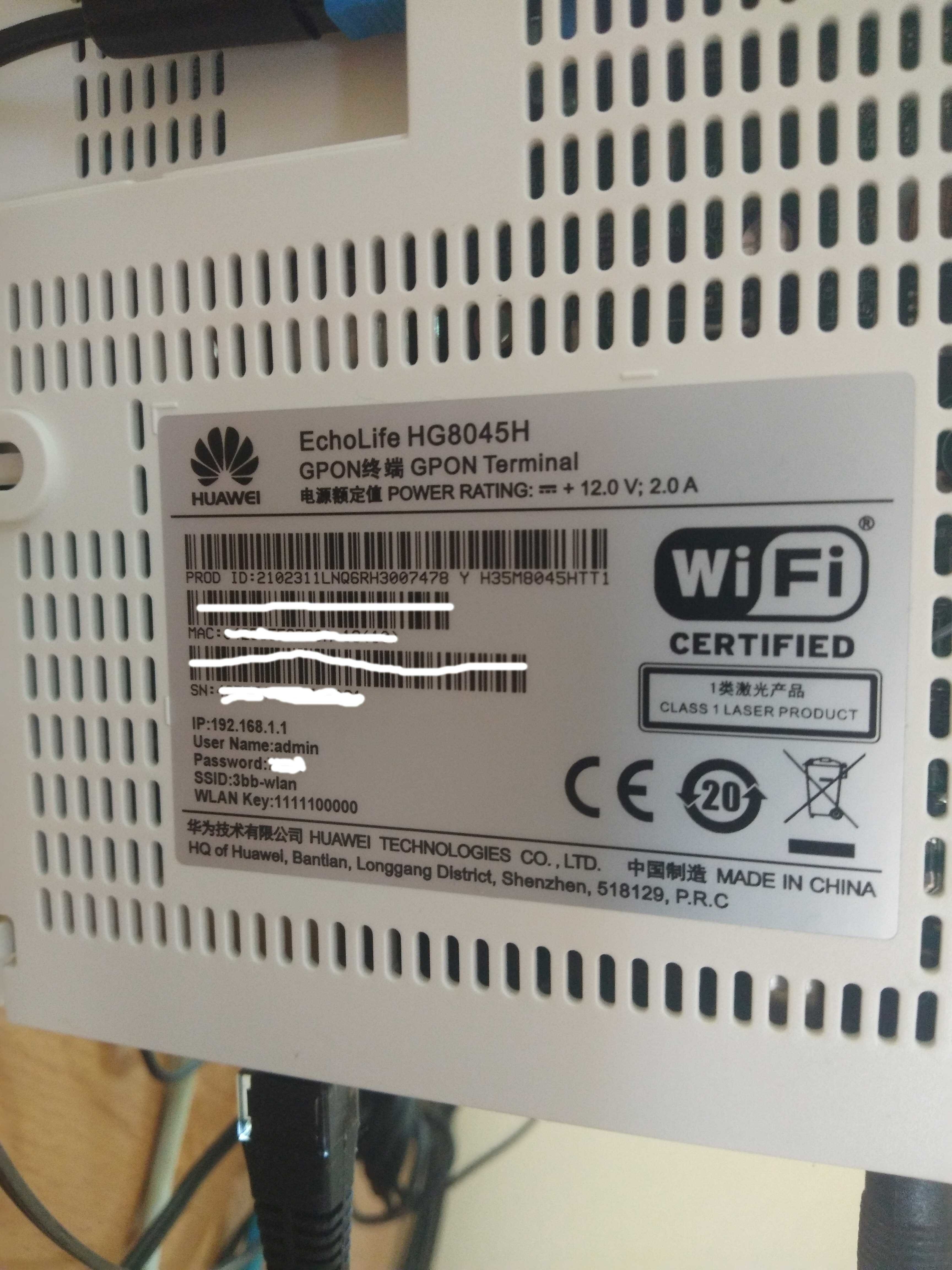 Users3BB Password For HG8145V5 IT And Computers Thailand News Travel Forum ASEAN NOW