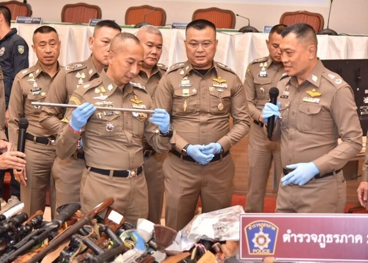 Thai Police Capture Over 1,500 Suspects, Seize 1,789 Firearms in ...