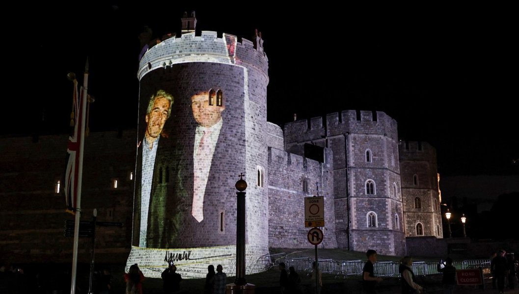 Four Arrested After Trump and Epstein Images Hit Windsor Castle - World ...