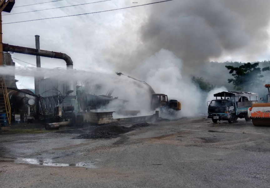 Explosion at Lamphun Asphalt Plant Kills One, Injures Two - Chiang Mai ...