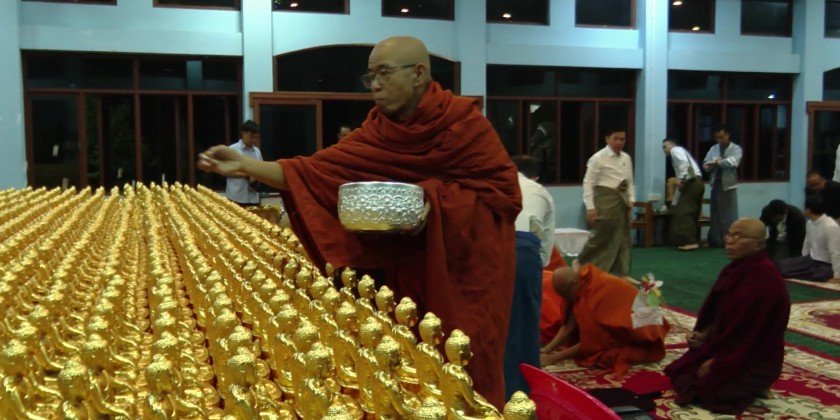 Myanmar minister attends Buddha image consecration - Myanmar News ...